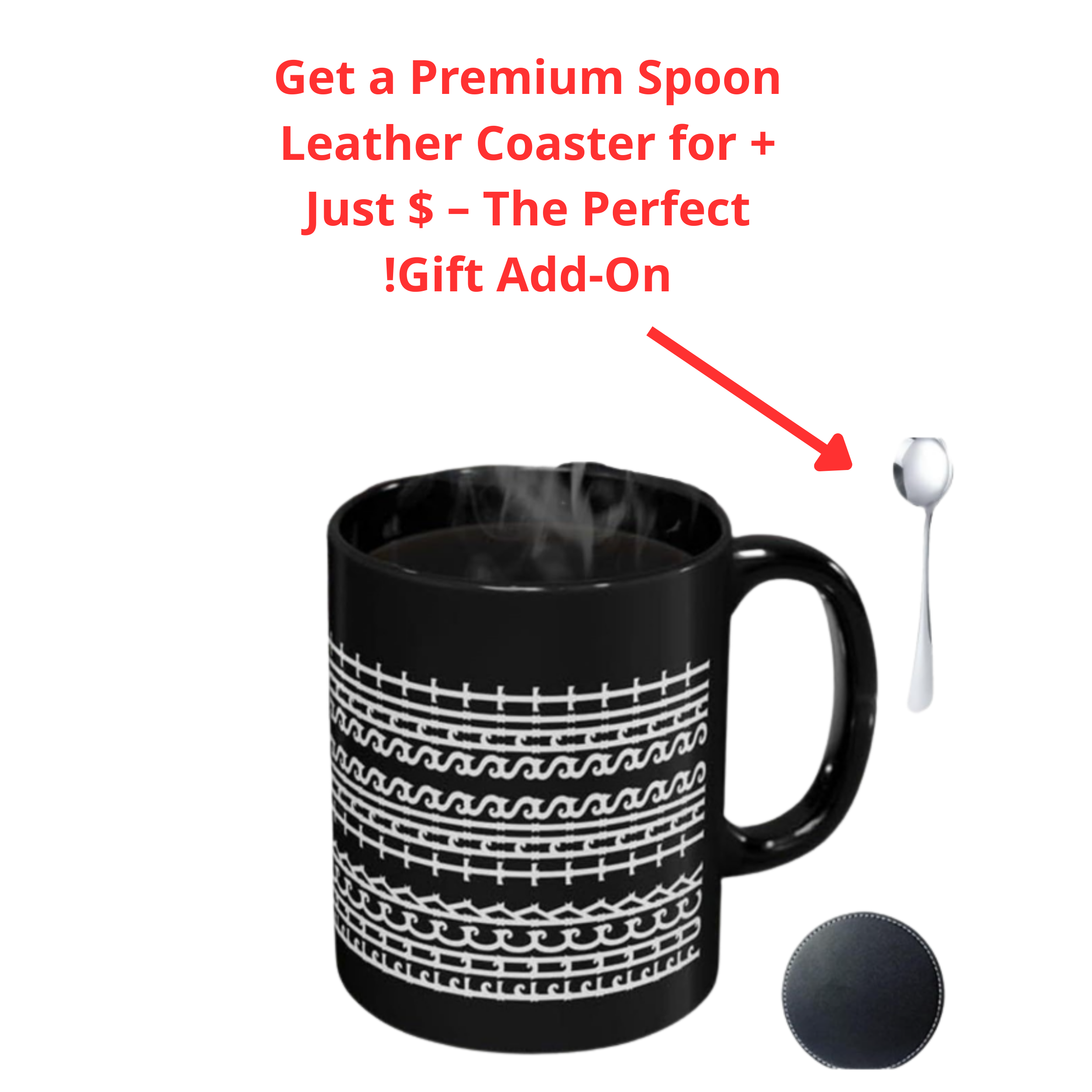 Get a Premium Spoon + Leather Coaster for Just – The Perfect Gift Add ...
